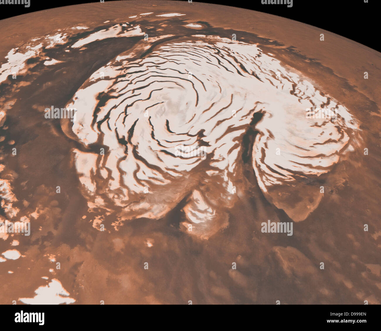 This image, combining data from two instruments aboard NASA's Mars ...
