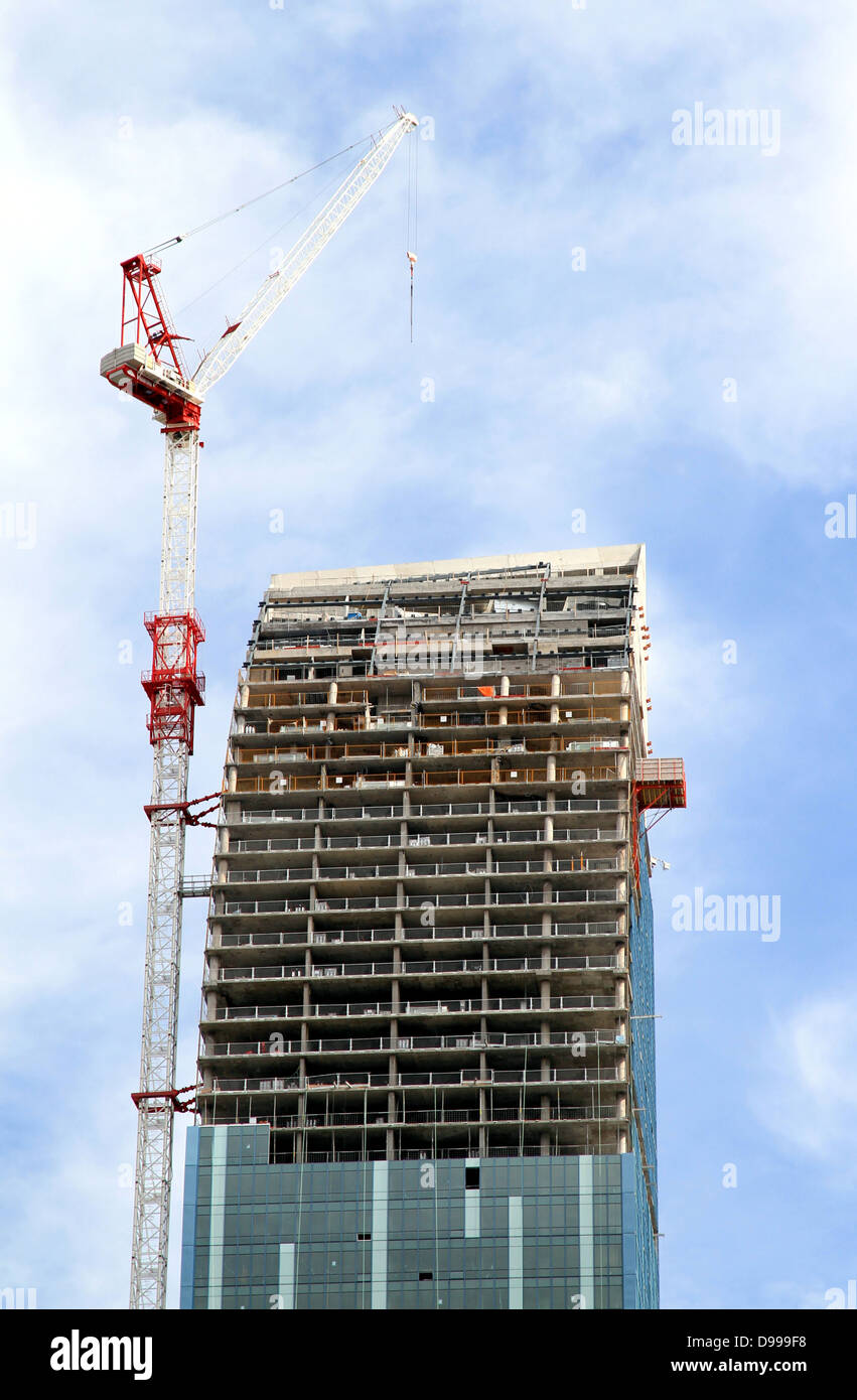 Tall skyscraper construction hi-res stock photography and images - Alamy