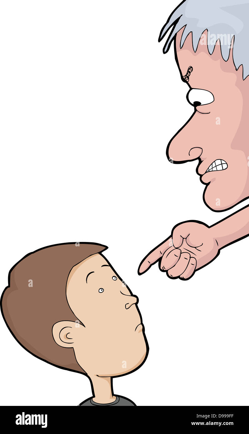 Cartoon boy pointing out hi-res stock photography and images - Alamy