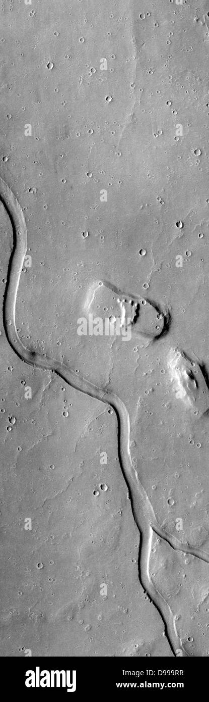 The channel in this VIS image is part of Hebrus Vallis, located on the ...