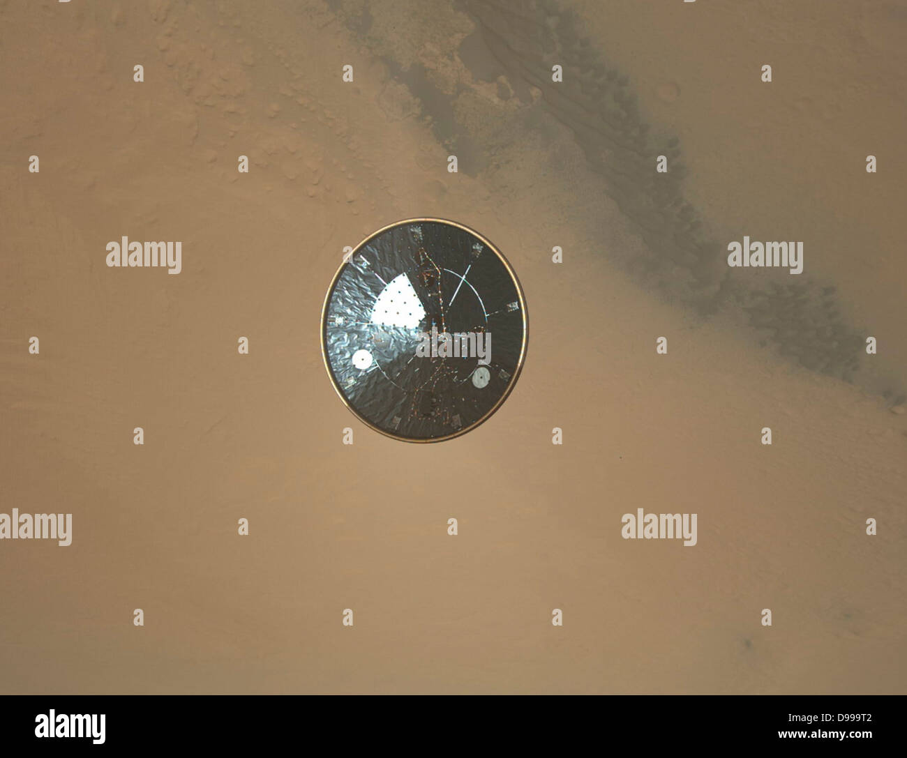 This color full-resolution image showing the heat shield of NASA's ...