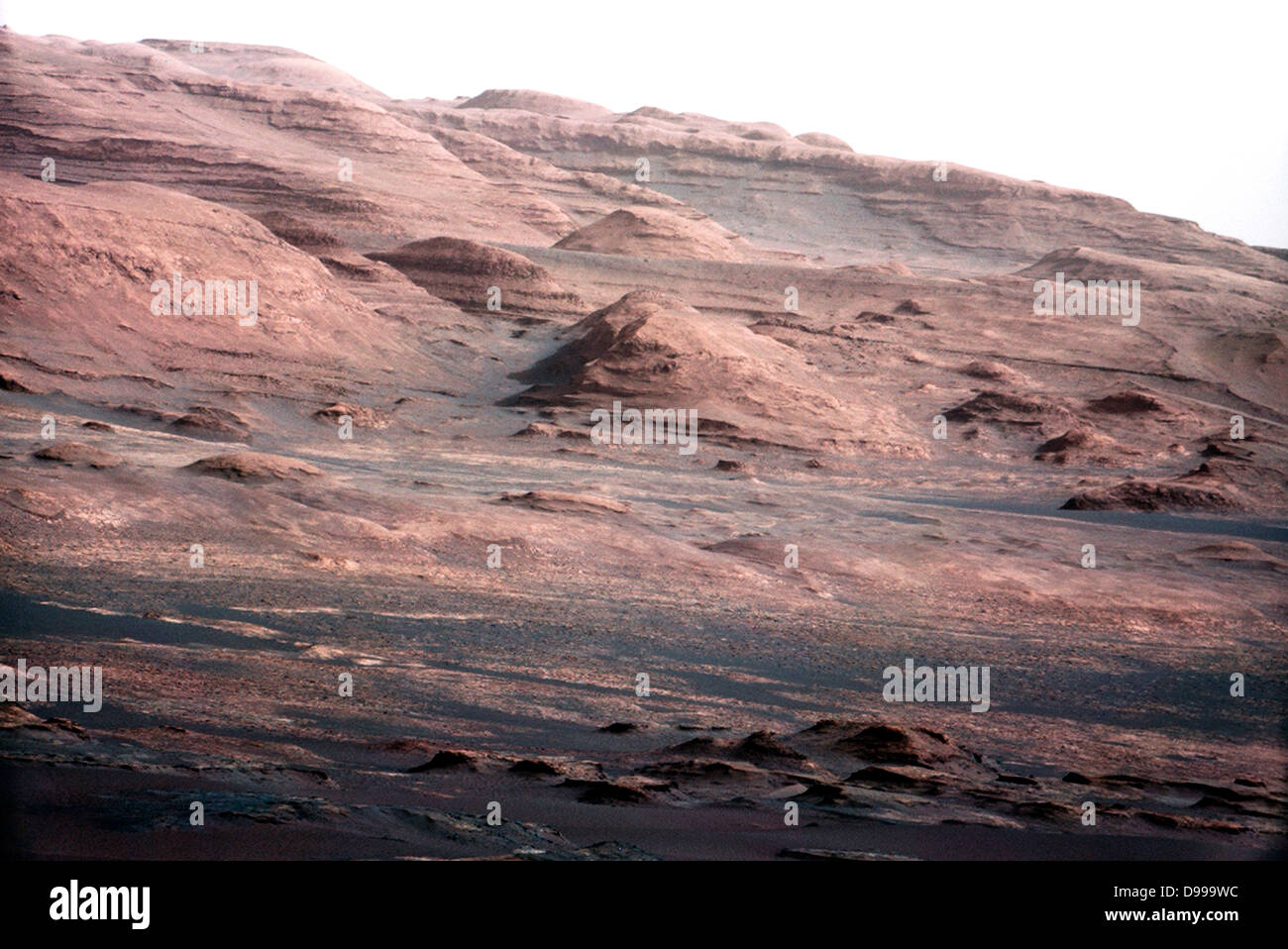 A chapter of the layered geological history of Mars is laid bare in ...