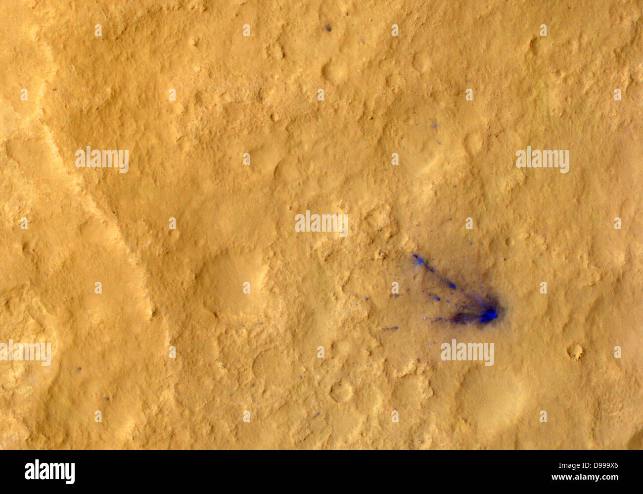 After a rocket-powered descent stage, also known as the sky crane ...