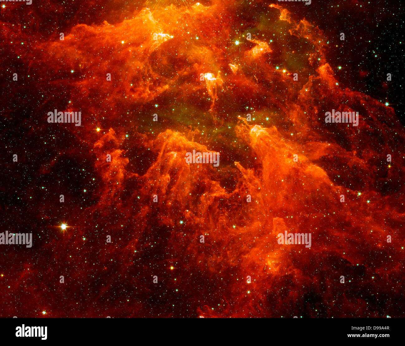 The "South Pillar" region of the star-forming region called the Carina ...