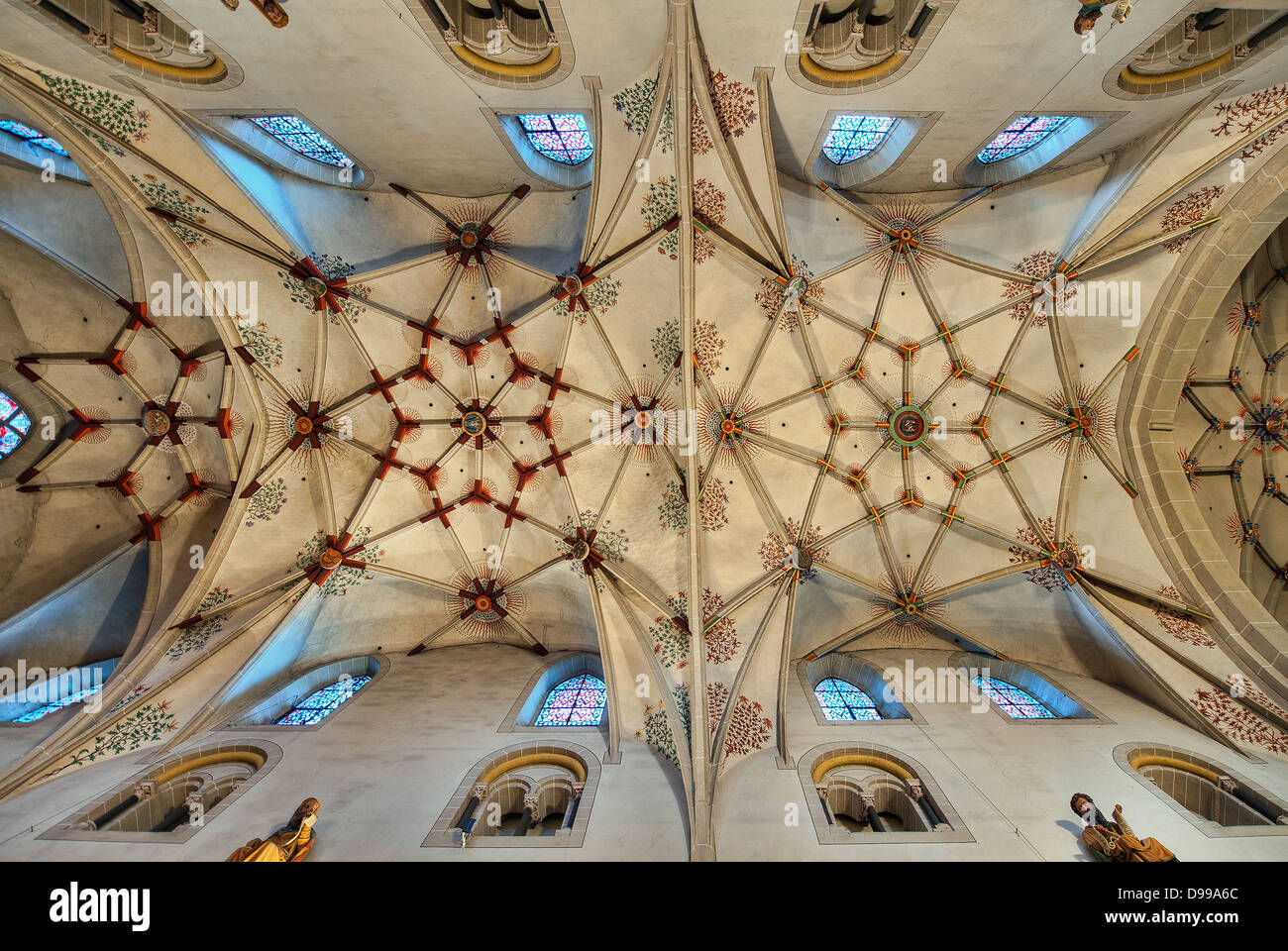 The ceiling of the Basilica of St. Castor in Koblenz, Germany with it's ...