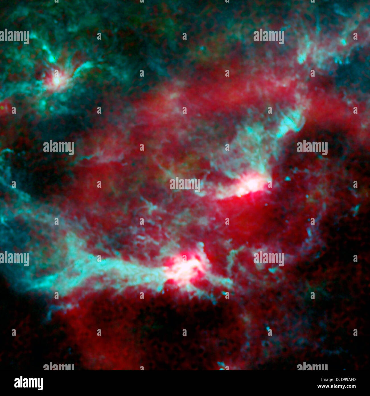 This long-wavelength image shows most of the constellation Orion ...