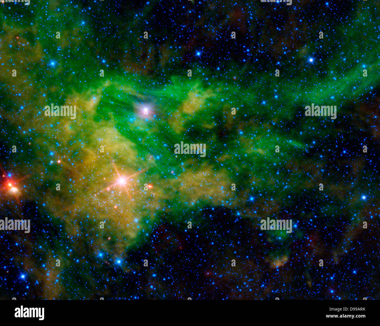 NASA's WISE captured this colorful image of the nebula BFS 29 ...