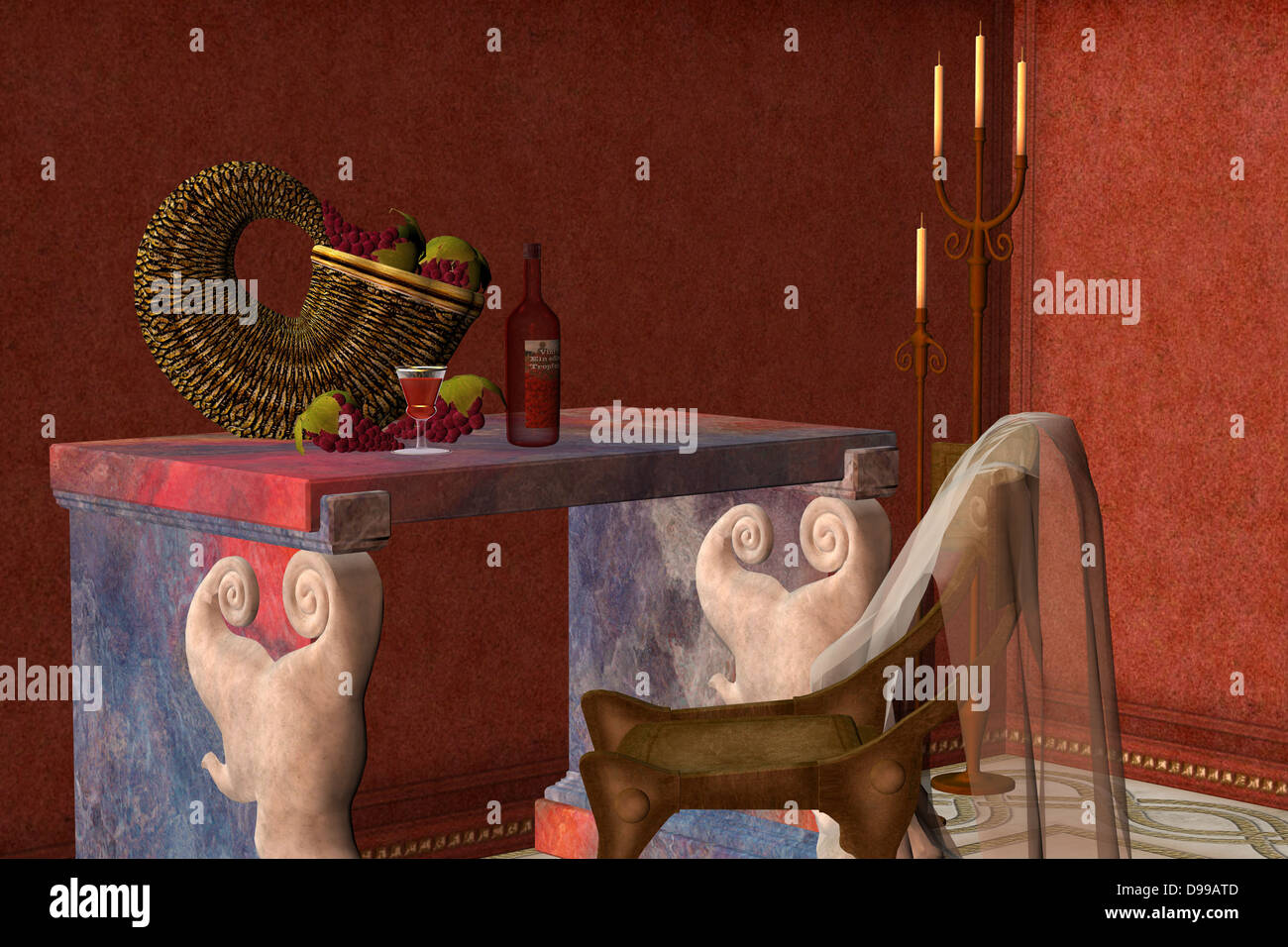 Roman furniture hi-res stock photography and images - Alamy