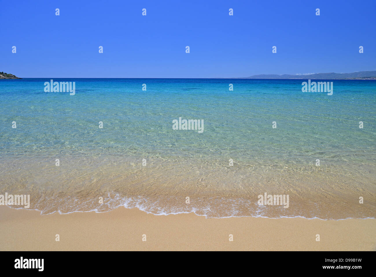 Main beach, Pefkos, Rhodes (Rodos), The Dodecanese, South Aegean Region ...