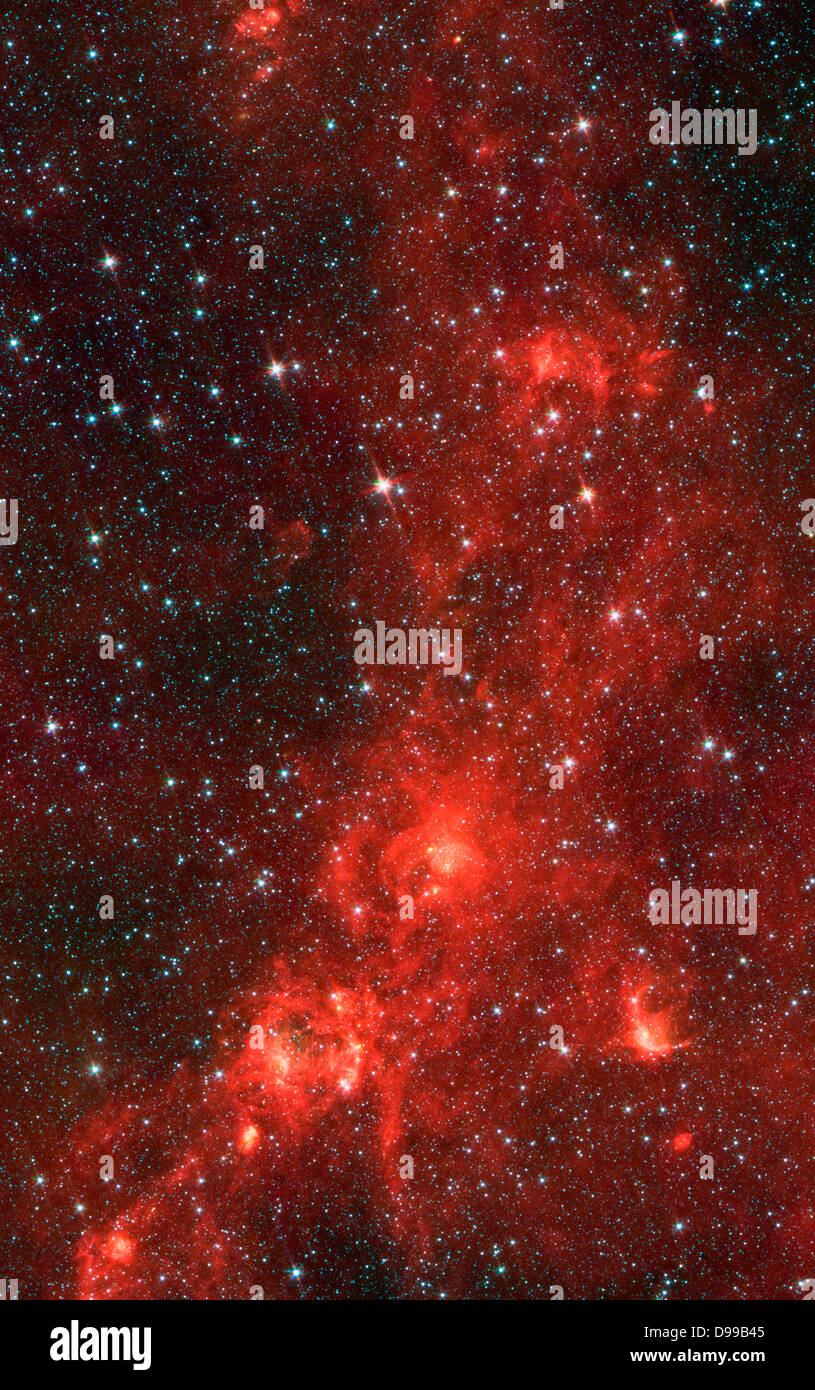 The nebula nicknamed "the Dragonfish." This turbulent region, jam ...