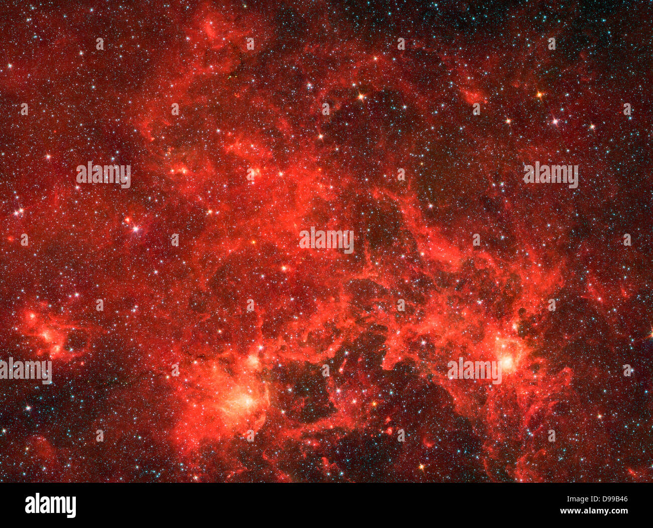 The nebula nicknamed "the Dragonfish." This turbulent region, jam ...