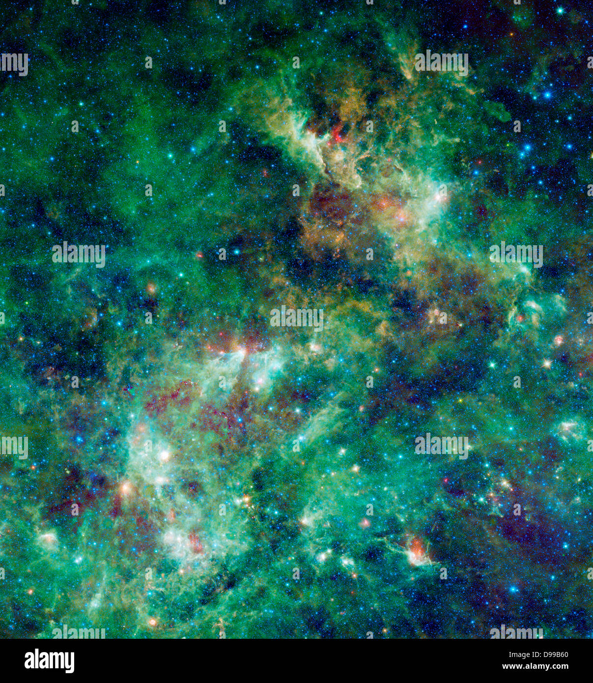 This enormous section of the Milky Way galaxy is a mosaic of images ...