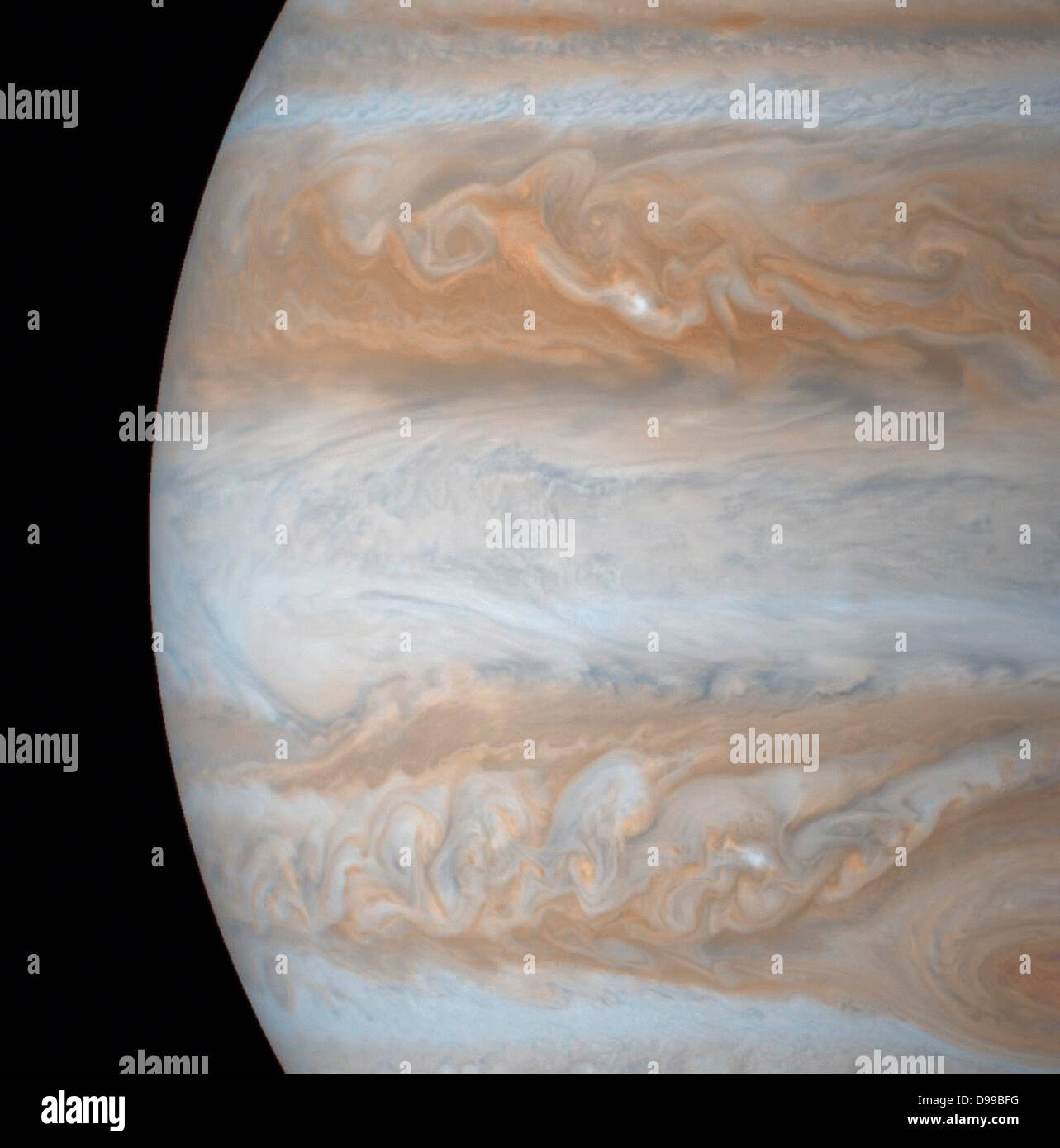Mid-section views of Jupiter. Cassini Stock Photo - Alamy
