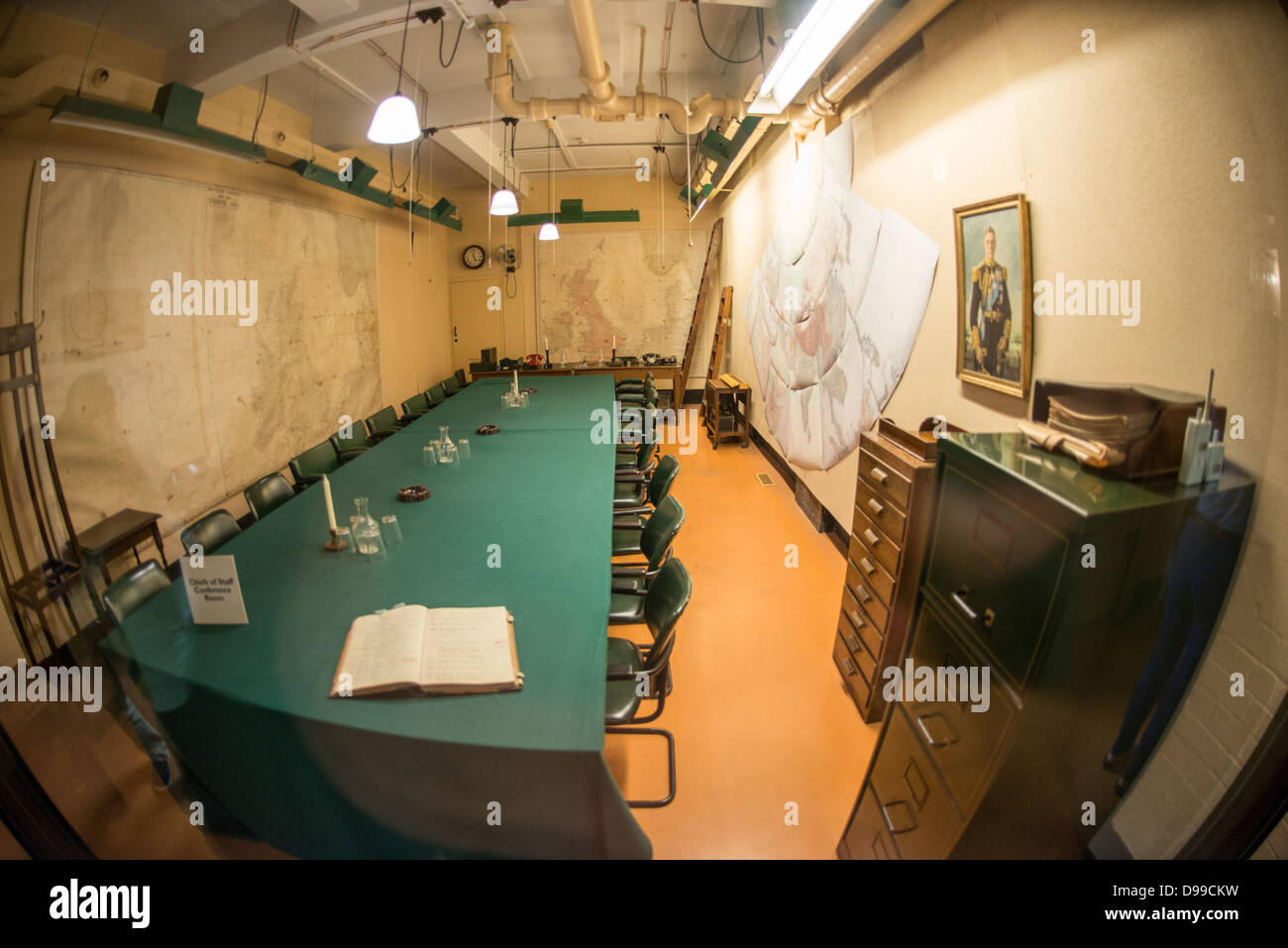 Churchill War Rooms Chiefs Of Staff Conference Room London // LONDON ...