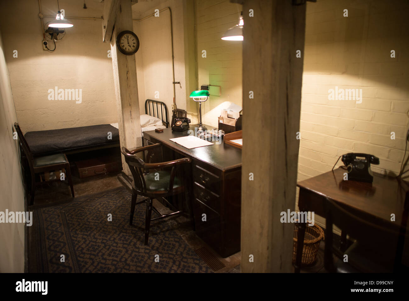 Churchill War Rooms Sir Edward Bridge Room London // LONDON, United ...