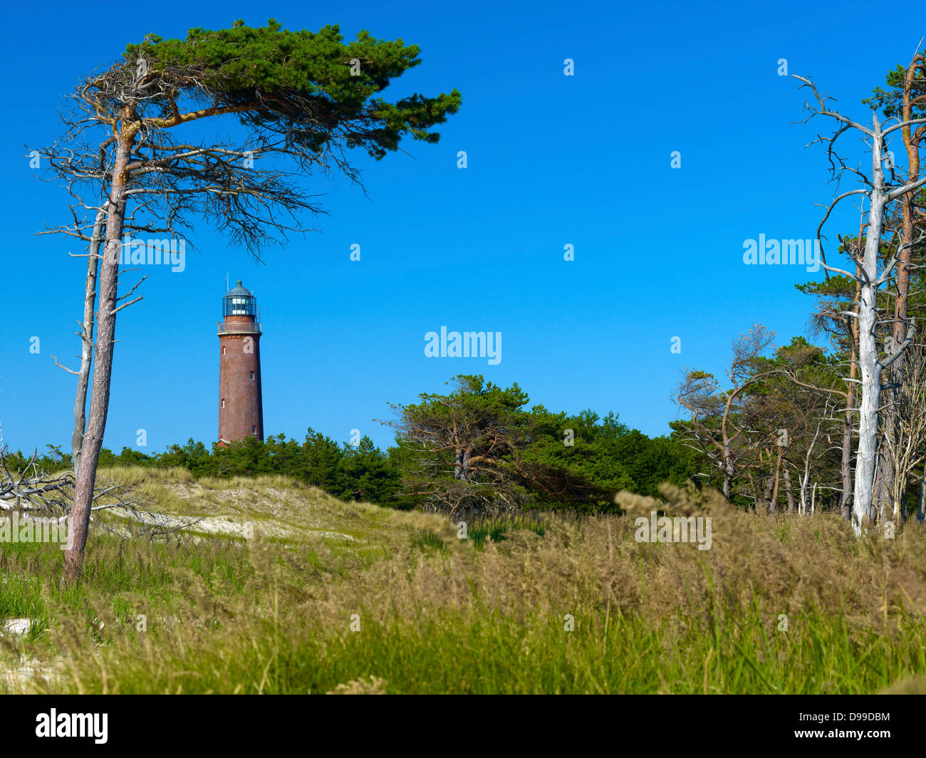 Lighthouse Darsser Ort, Prerow, Fischland-Darss-Zingst, Mecklenburg ...