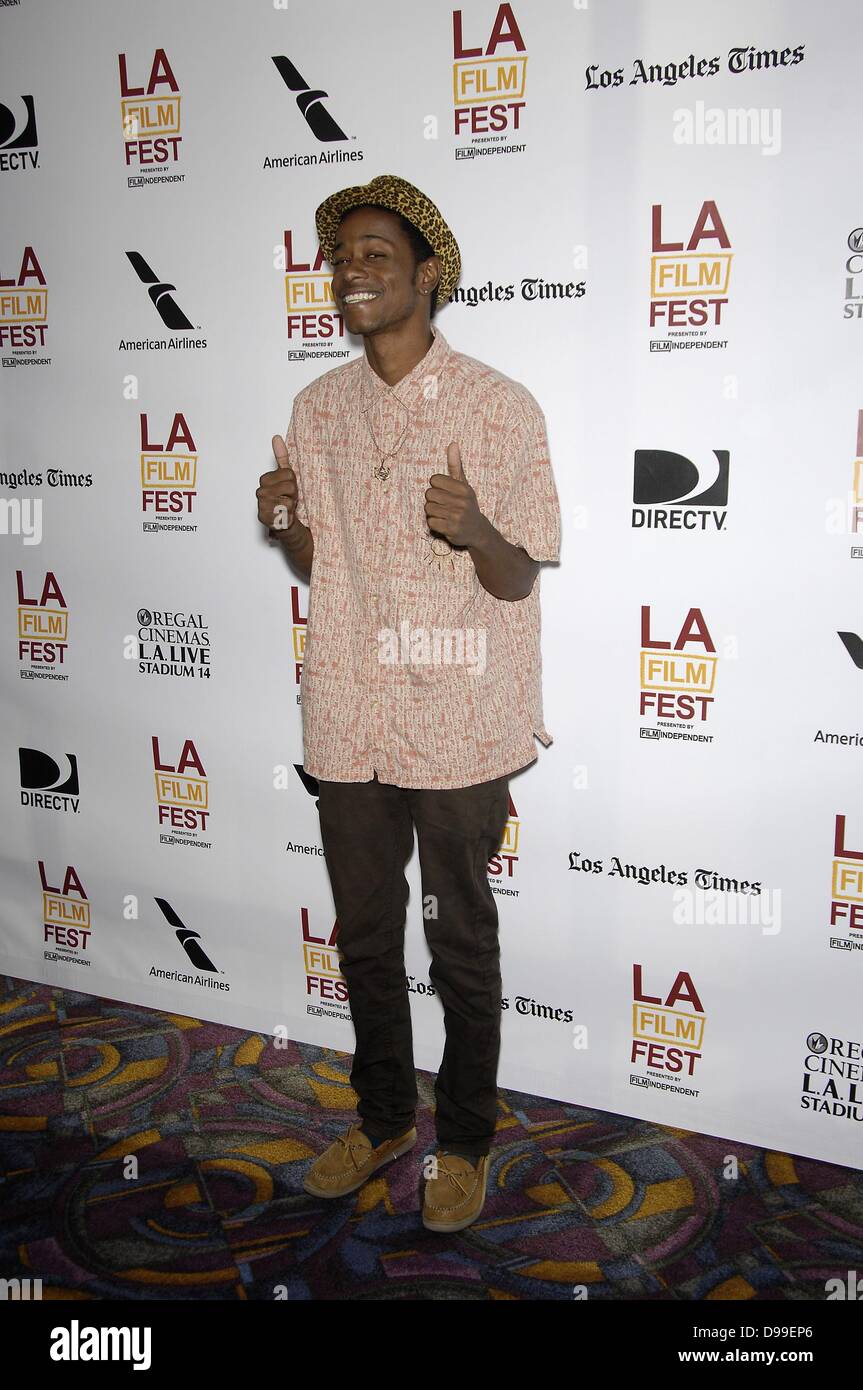 Los Angeles, CA. 14th June, 2013. Keith Stanfield at arrivals for SHORT ...
