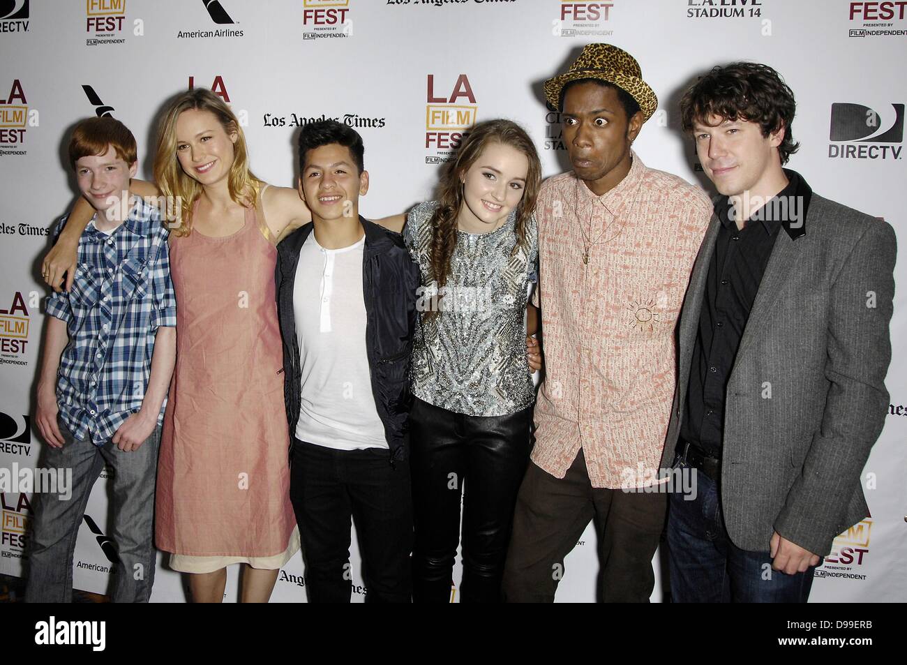 Los Angeles, CA. 14th June, 2013. Alex Calloway, Brea Larson, Kevin ...