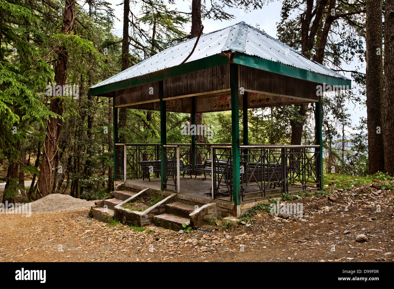 Gazebo in a park, Shimla, Himachal Pradesh, India Stock Photo - Alamy
