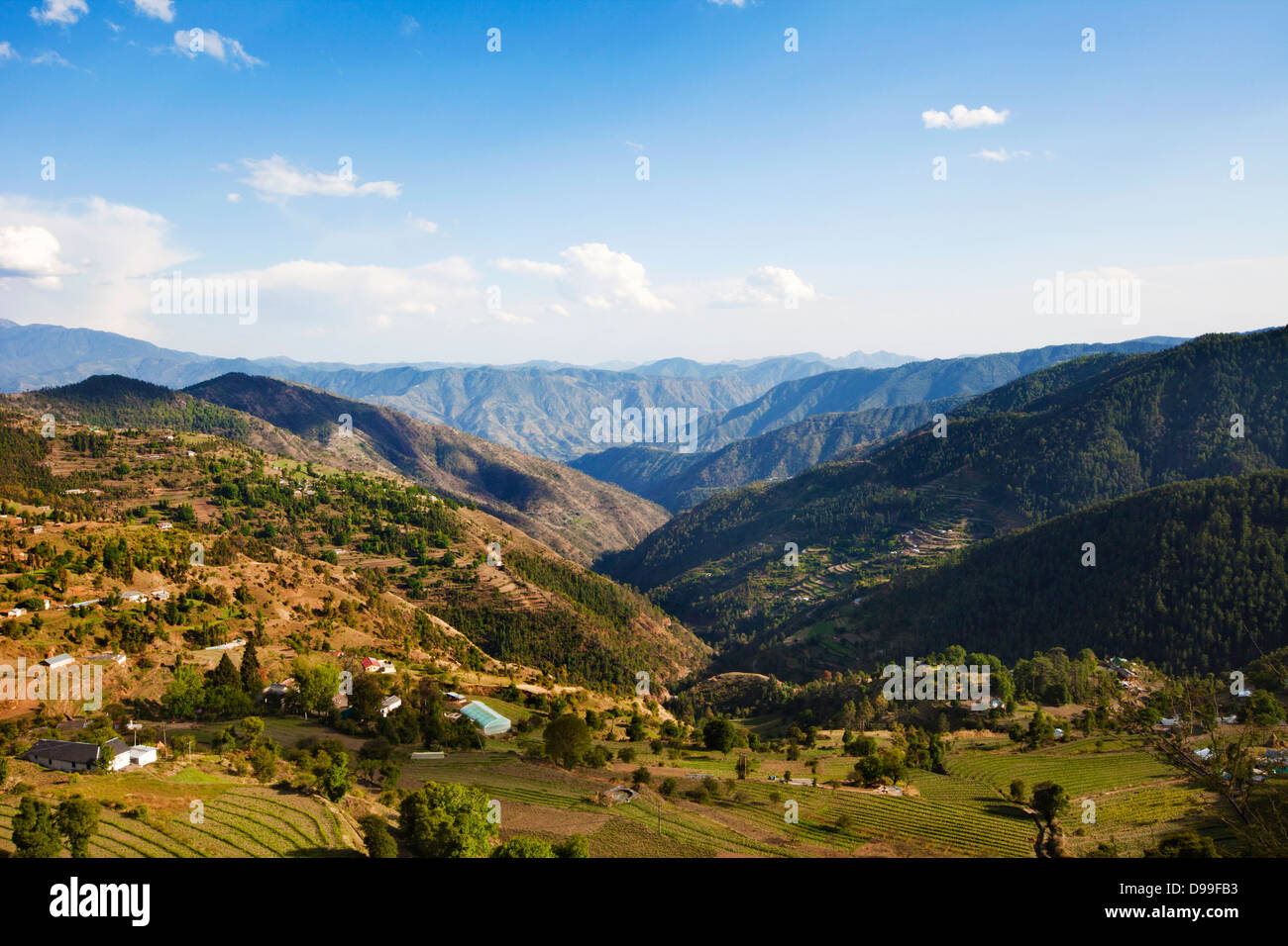 Mountain Range, Kufri, Shimla, Himachal Pradesh, India Stock Photo - Alamy