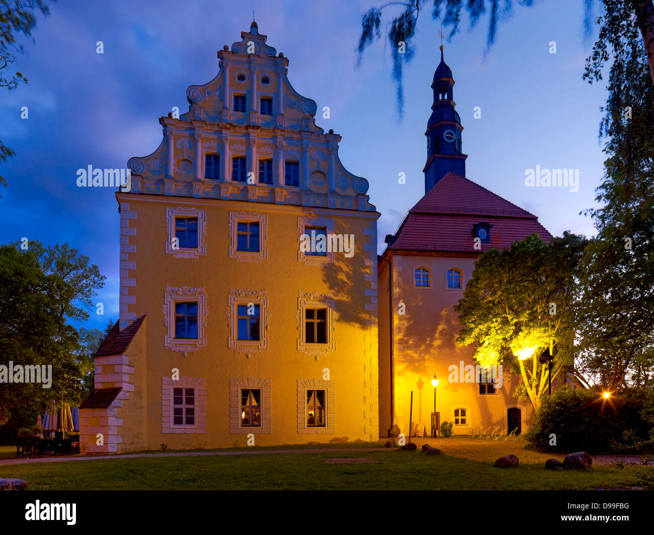 Castle in Luebben, Brandenburg, Germany Stock Photo - Alamy