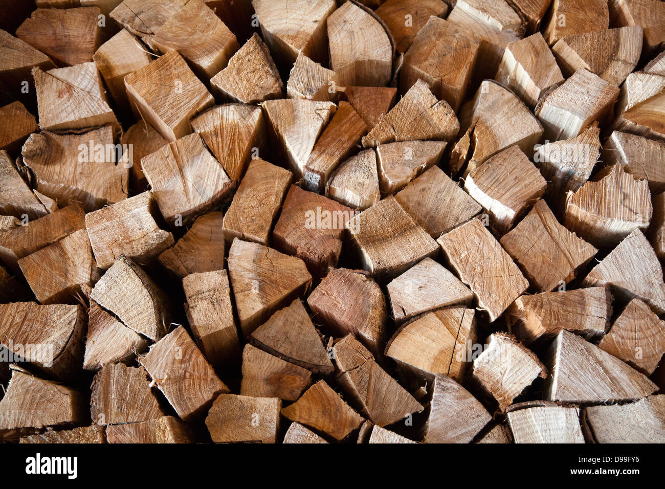 Stacked Fire Wood Logs Stock Photo - Alamy