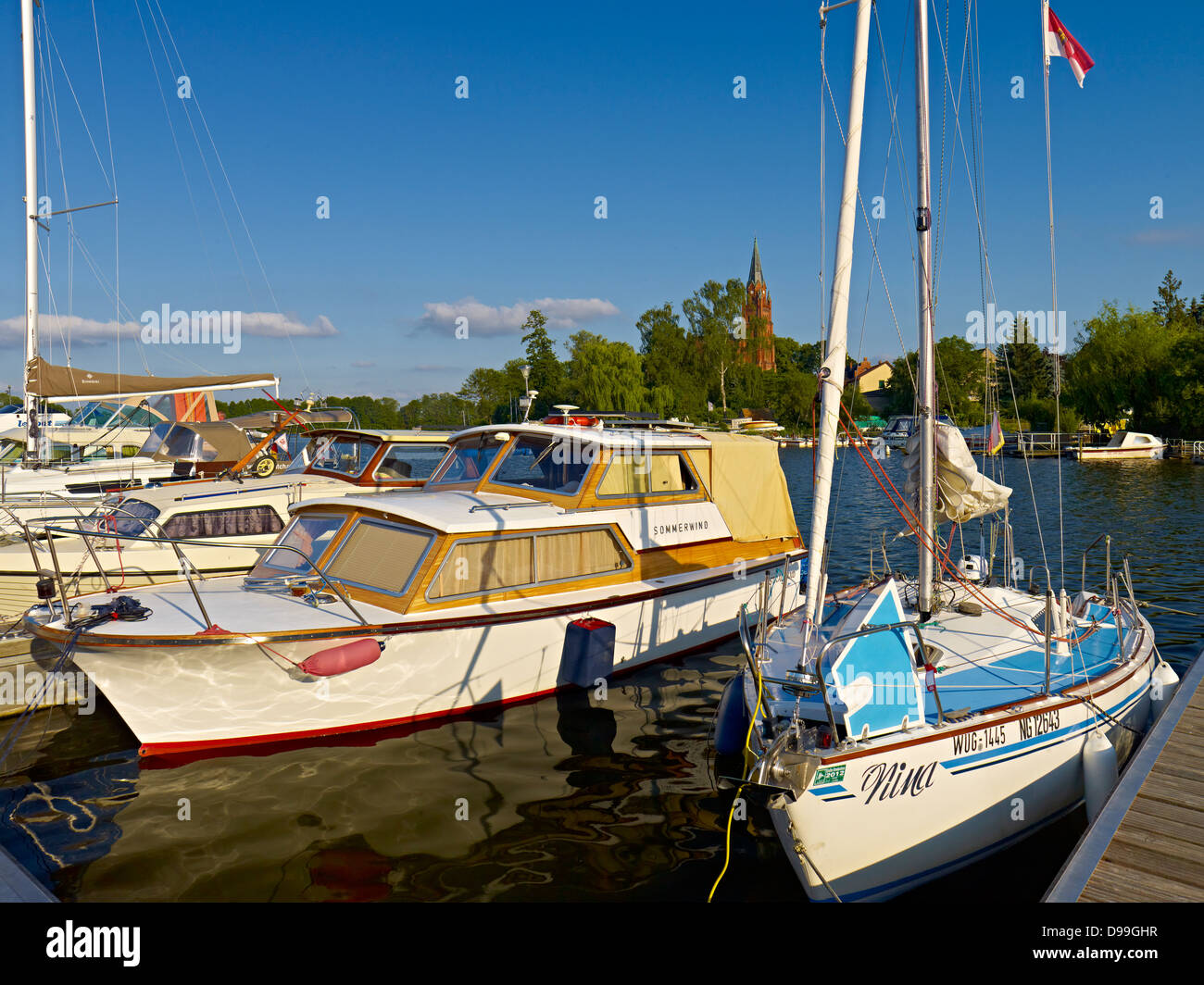 Robel muritz mecklenburg vorpommern roebel mueritz hi-res stock ...