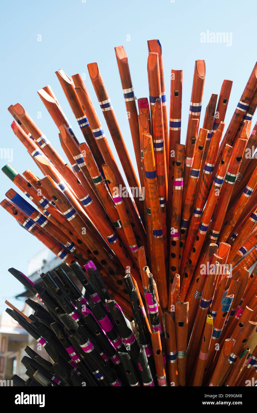 Traditional wooden flutes hi-res stock photography and images - Alamy