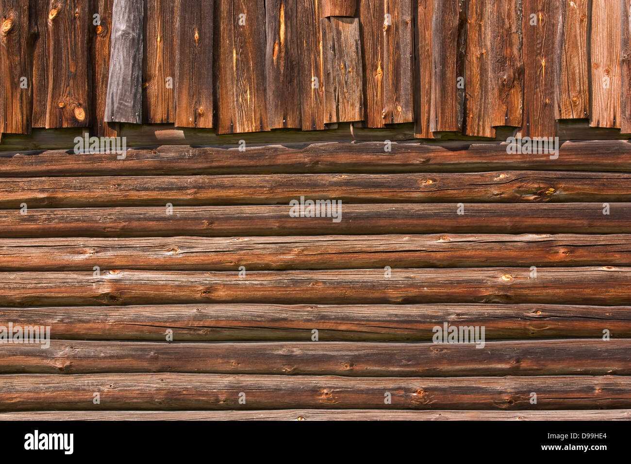 Log home wall hi-res stock photography and images - Alamy
