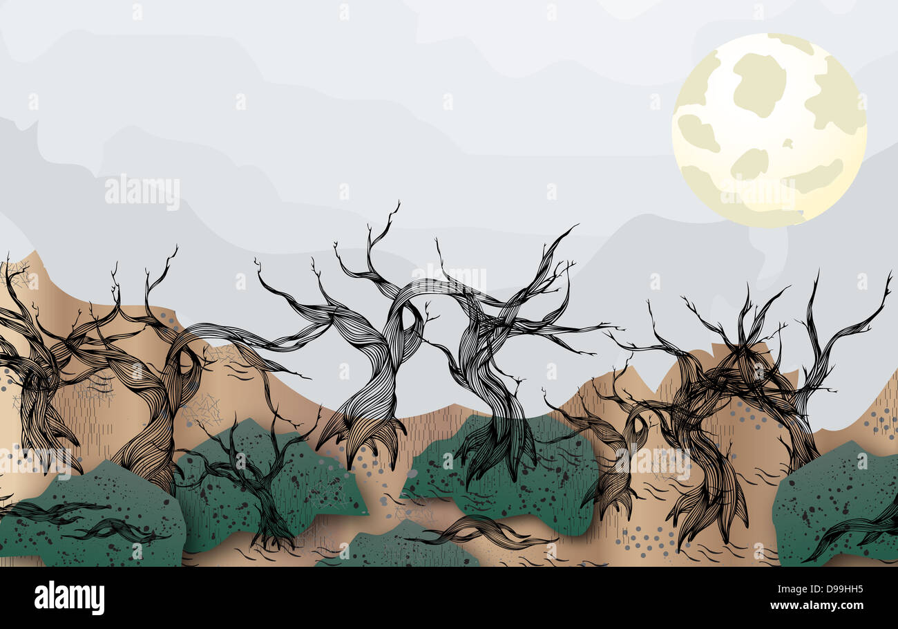 Illustration of dead nature Stock Photo - Alamy