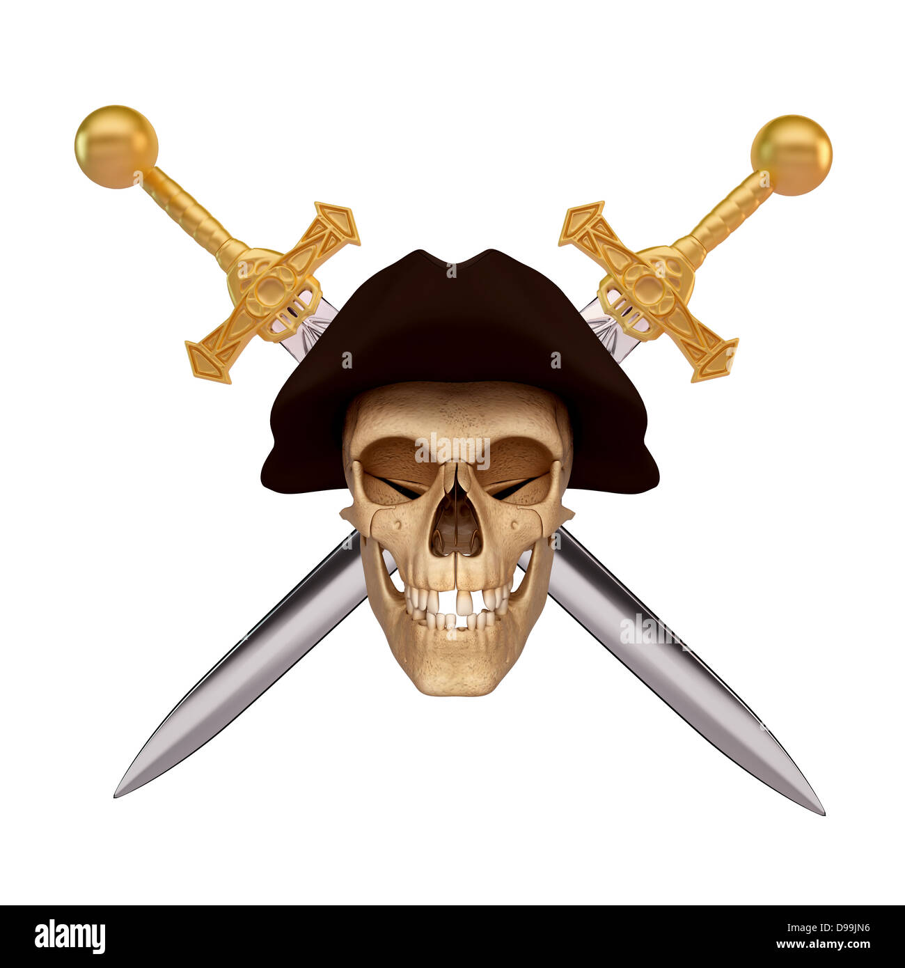 Skull sword Cut Out Stock Images & Pictures - Alamy