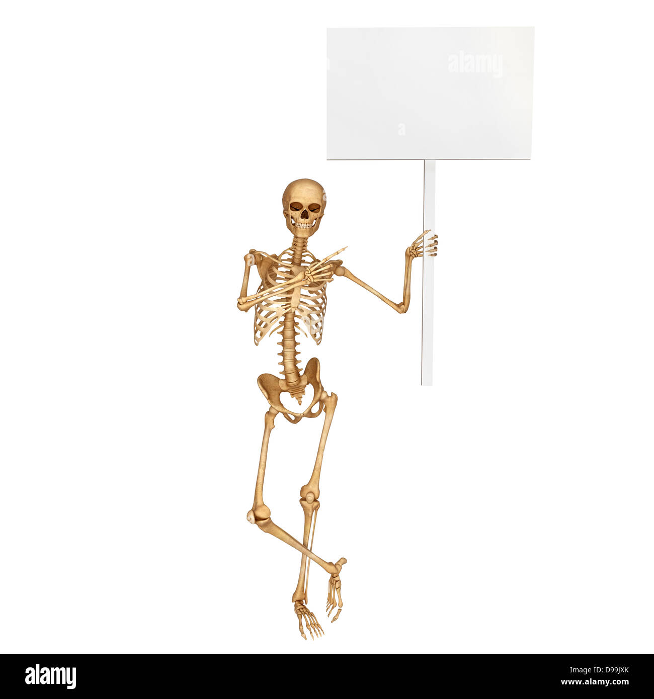 Skeleton standing near sign hi-res stock photography and images - Alamy