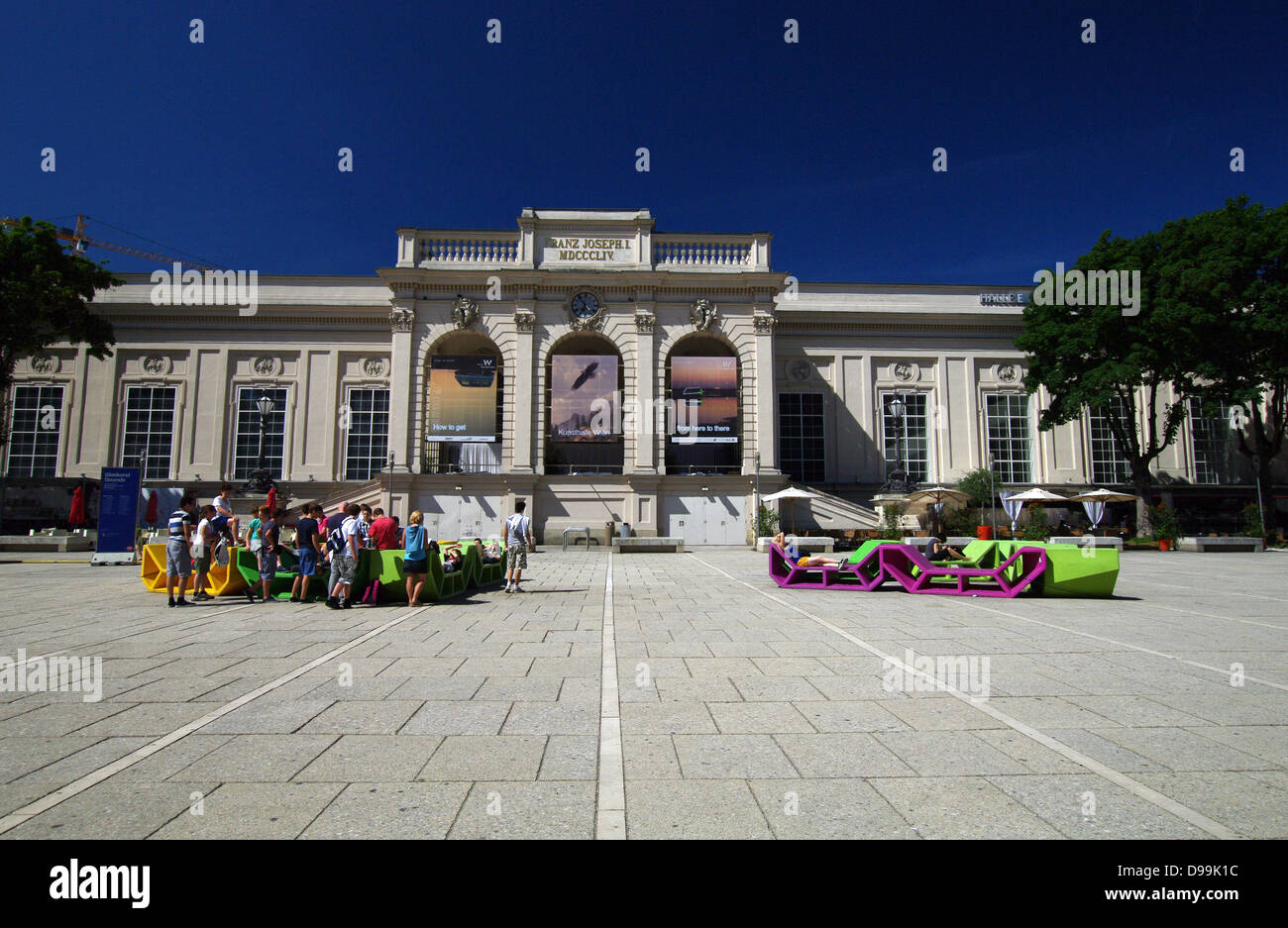 Kunsthalle wien venue international contemporary hi-res stock ...