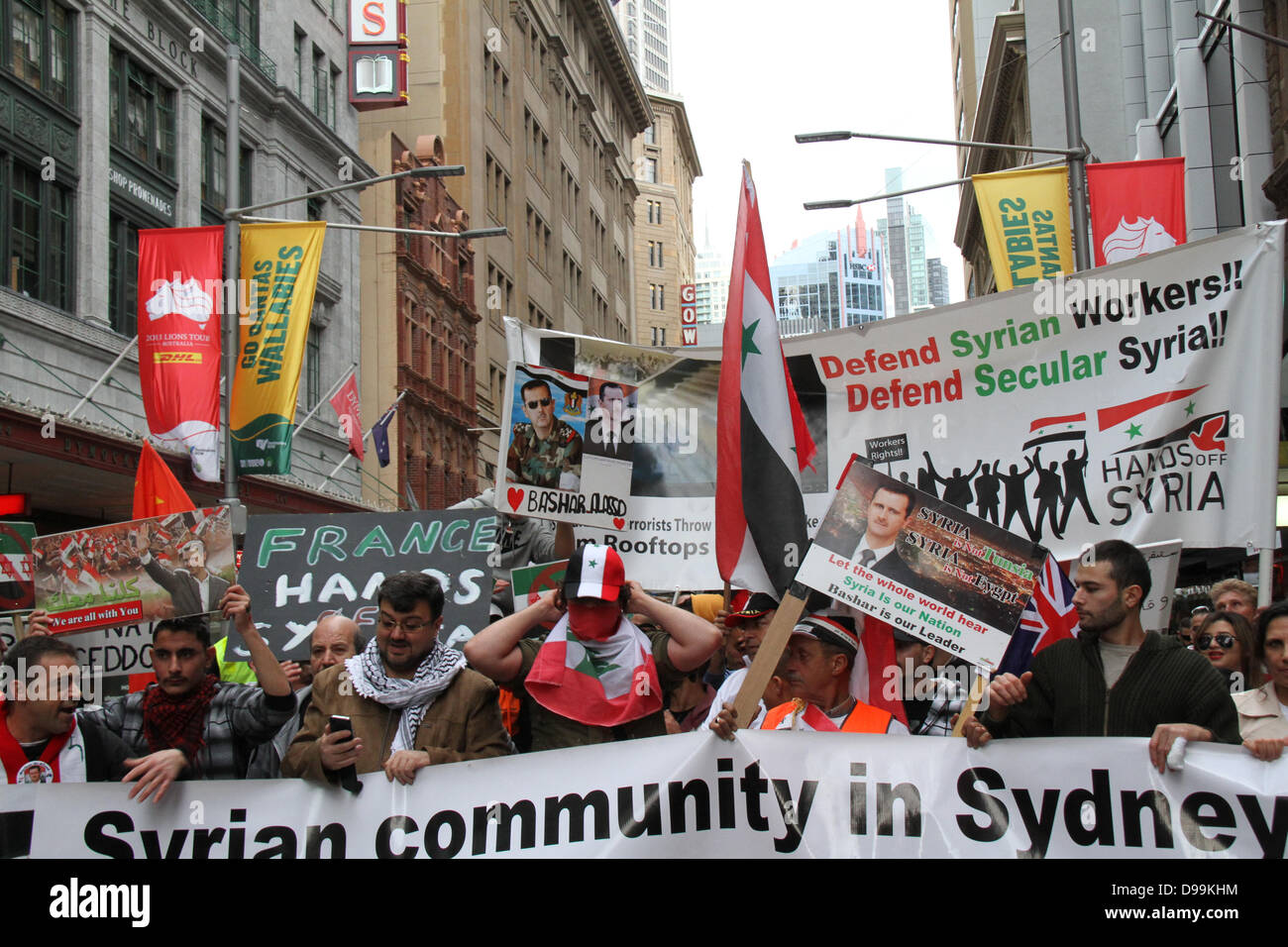 Sydney, NSW, Australia. 15 June 2013. The rally assembled outside ...