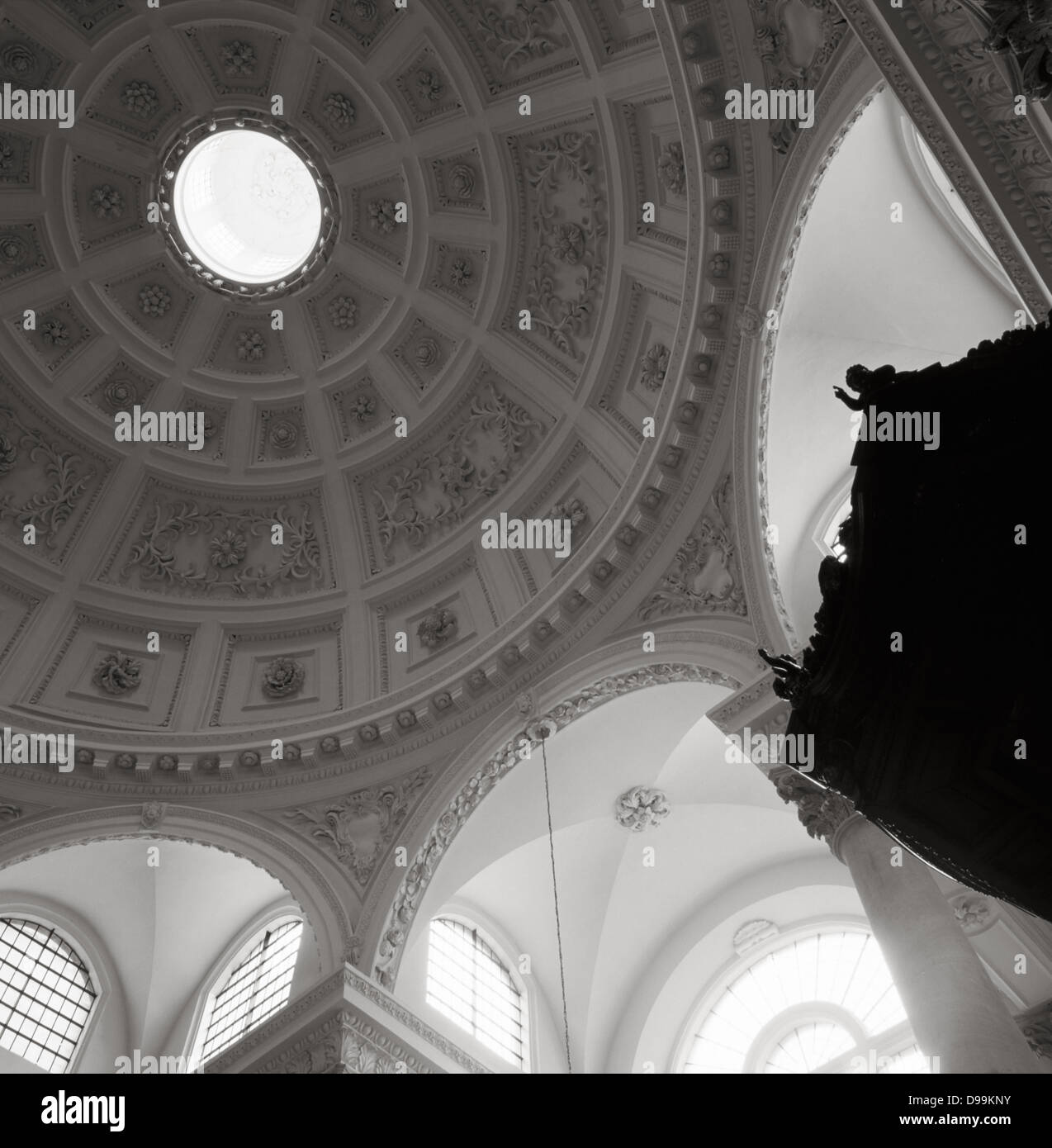 St Stephen Walbrook Wren church, London Stock Photo - Alamy