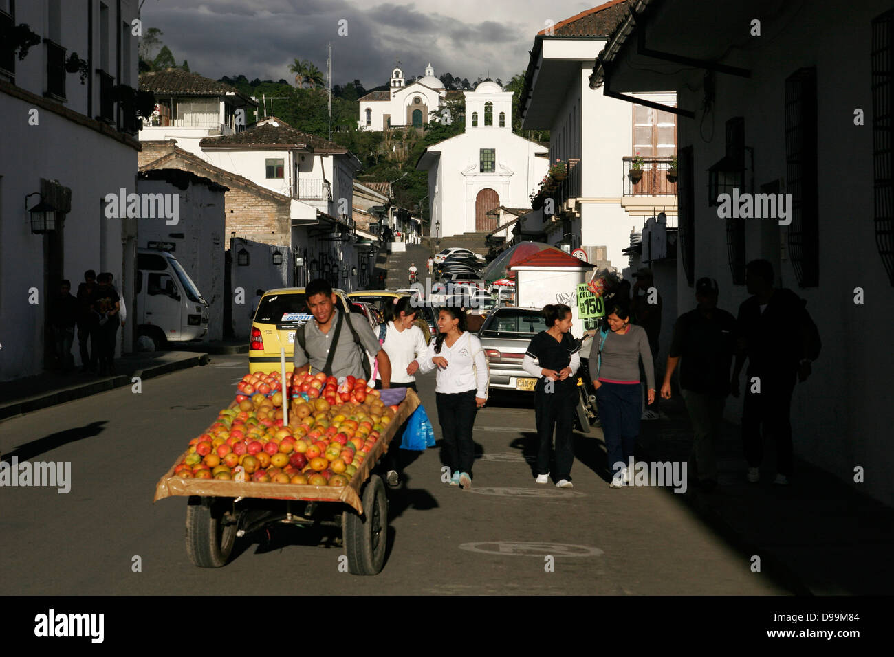 Colonial architecture in Popayan, the White City, Colombia, South ...