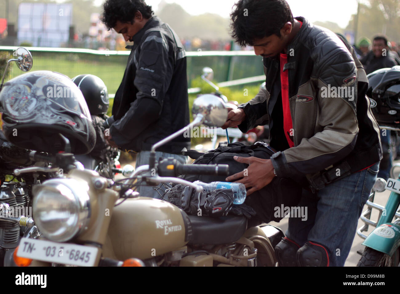 Indian bikers prepare for the Himalayan Odyssey biking expedition in ...
