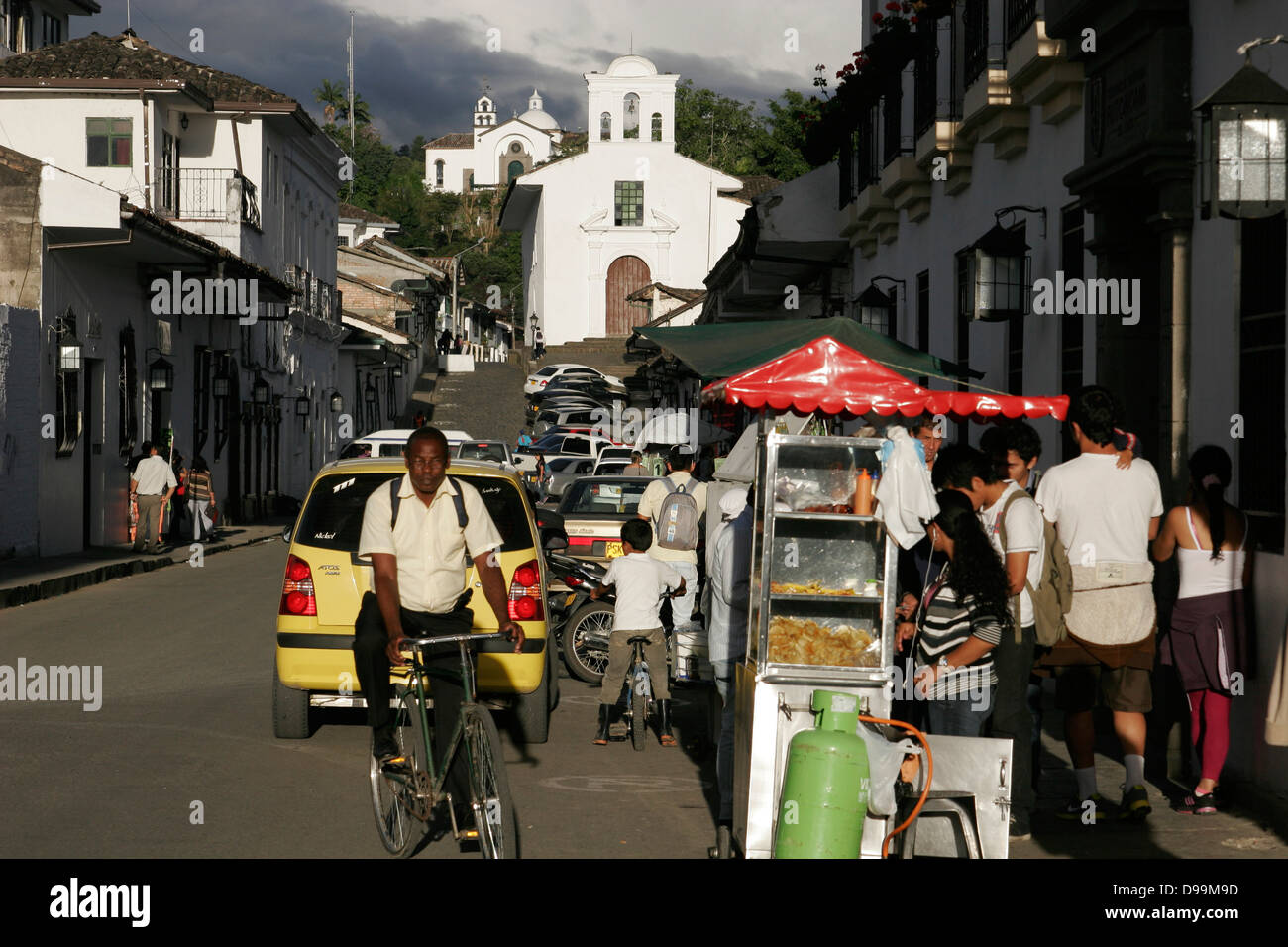 Colonial architecture in Popayan, the White City, Colombia, South ...
