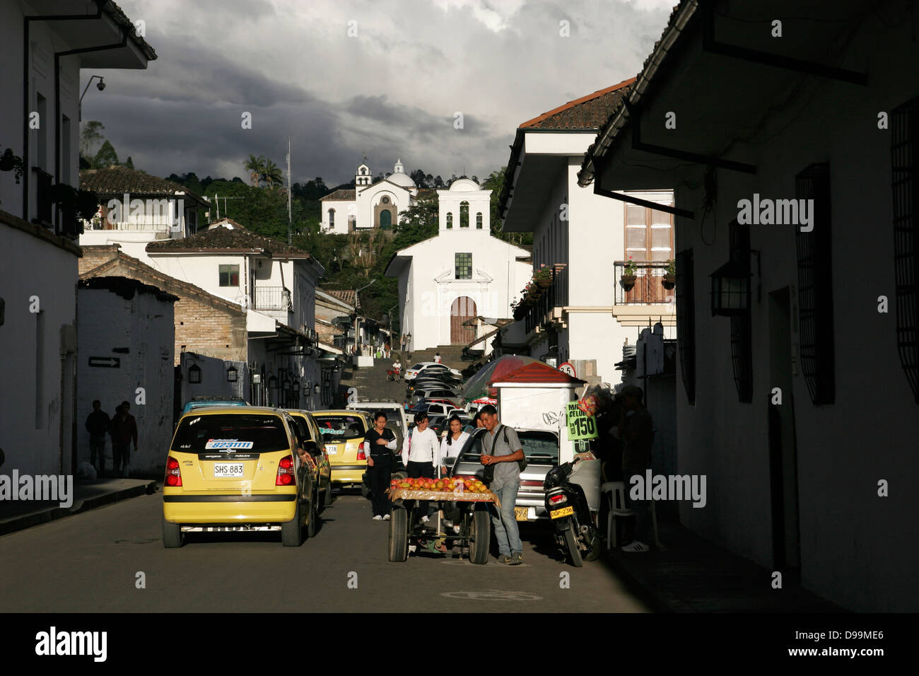 Colonial architecture in Popayan, the White City, Colombia, South ...