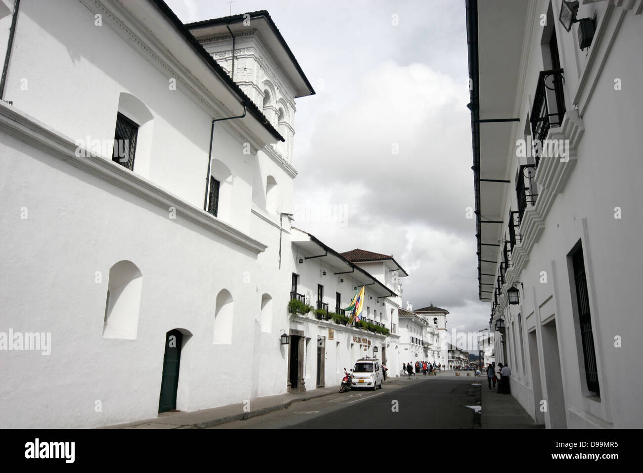 Colonial architecture in Popayan, the White City, Colombia, South ...