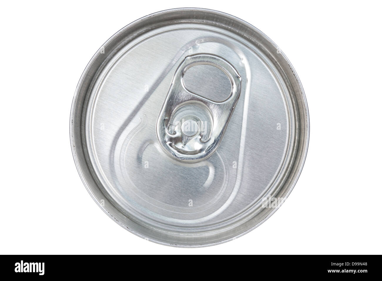 Silver can top isolated on white background Stock Photo - Alamy
