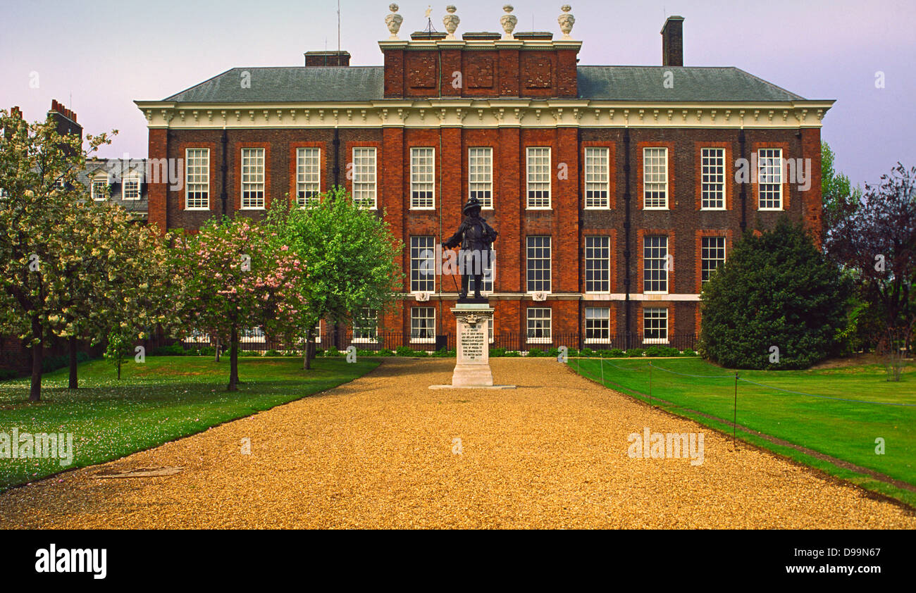 Kensington Palace and gardens, Palace Green, in London, England Stock ...