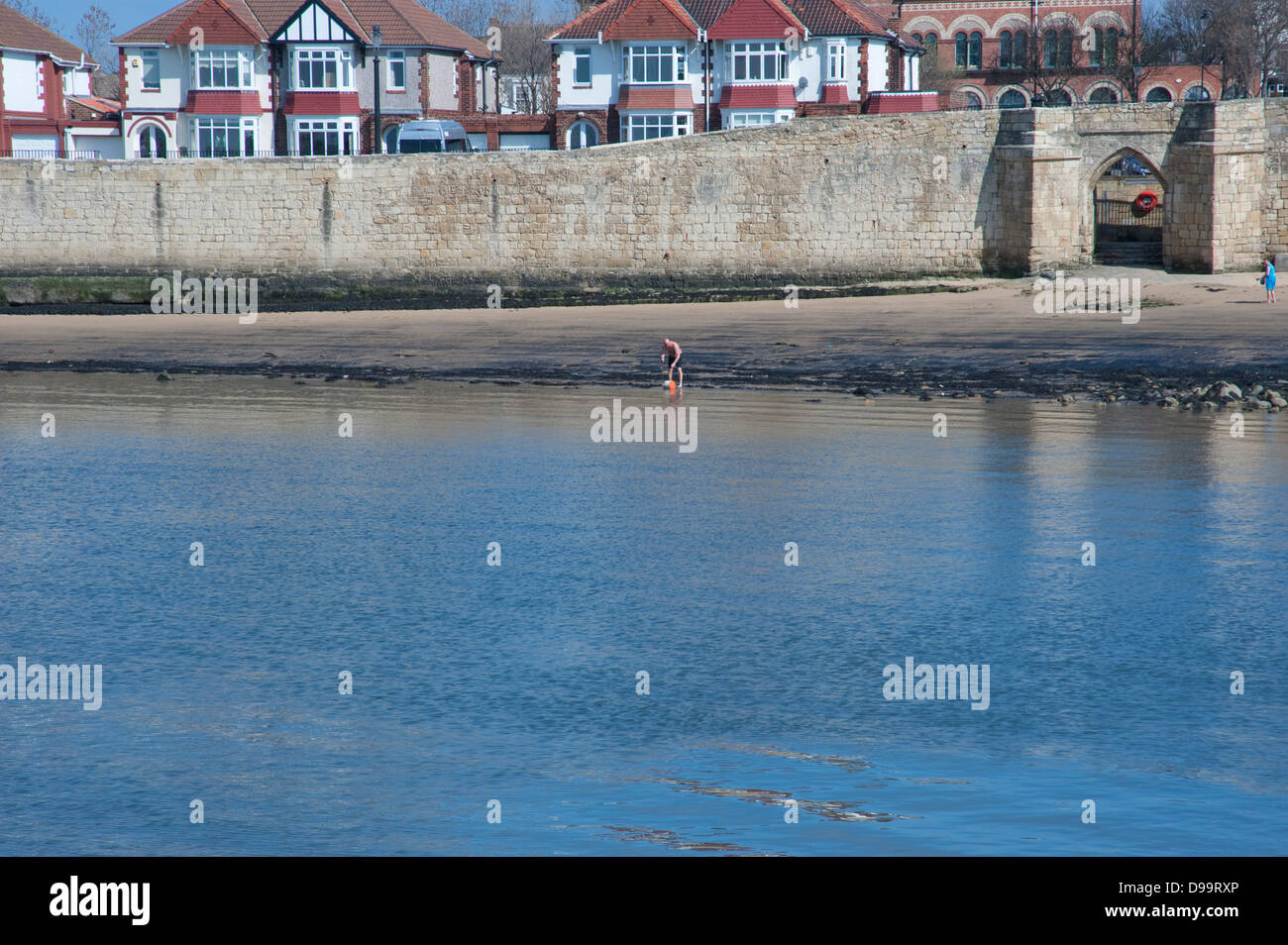Beach in hartlepool Stock Photo - Alamy