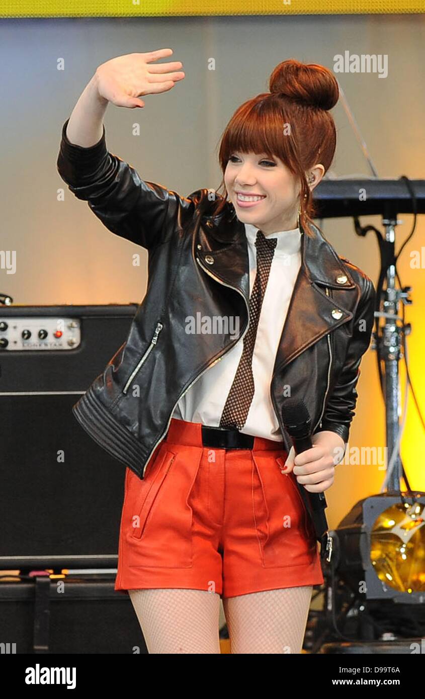 New York, NY. 14th June, 2013. Carly Rae Jepsen on stage for Good ...