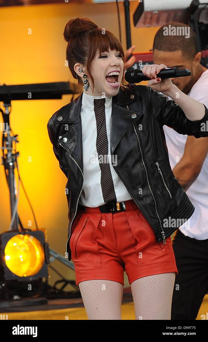 New York, NY. 14th June, 2013. Carly Rae Jepsen on stage for Good ...