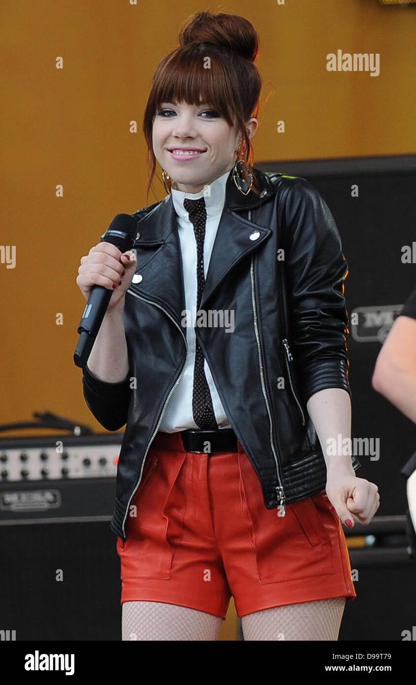 New York, NY. 14th June, 2013. Carly Rae Jepsen on stage for Good ...