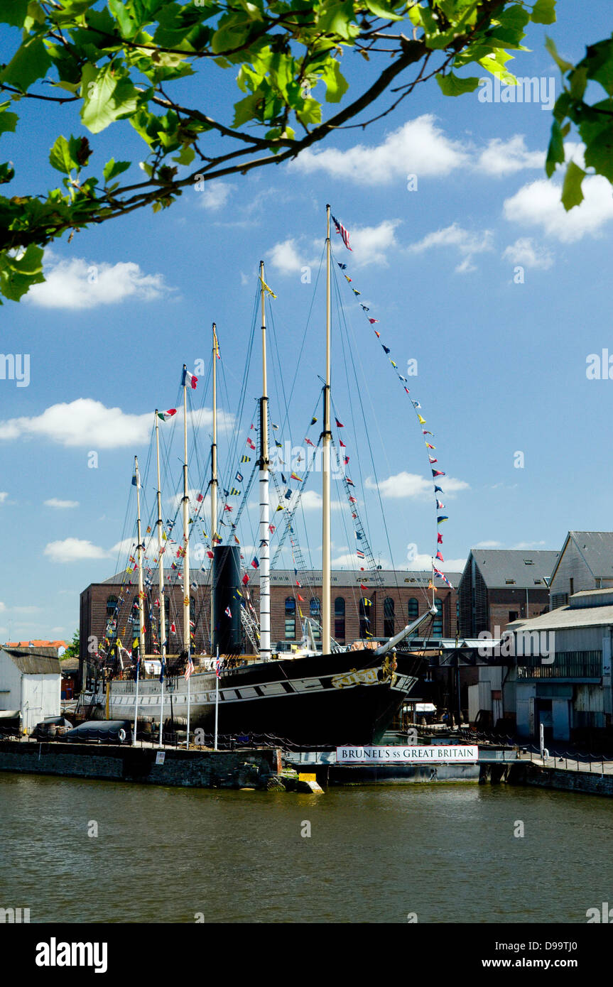 Brunels ship The S S Great Britain, floating harbour, bristol, england ...