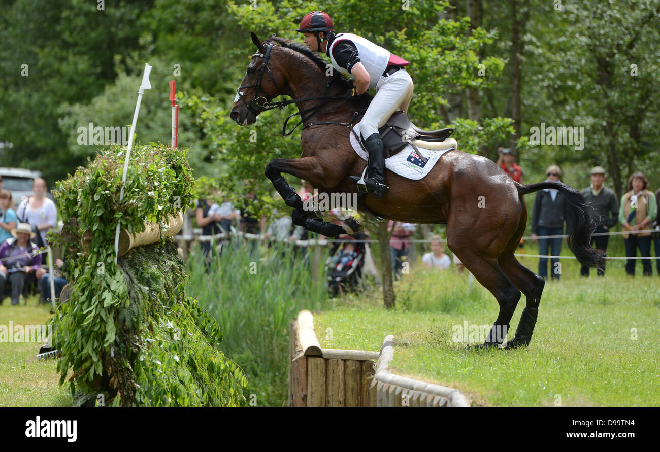 Luhmuehlen, Germany. 15th June 2013. Australia's event rider Kevin ...