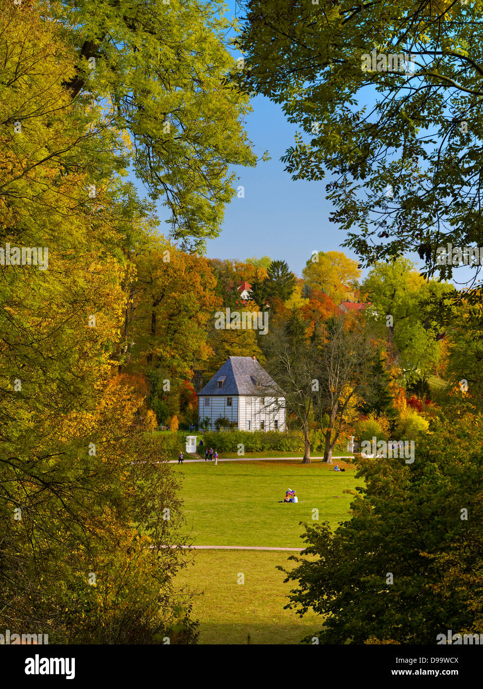 Goethe Garden House in Ilm Park, Weimar, Thuringia, Germany Stock Photo ...