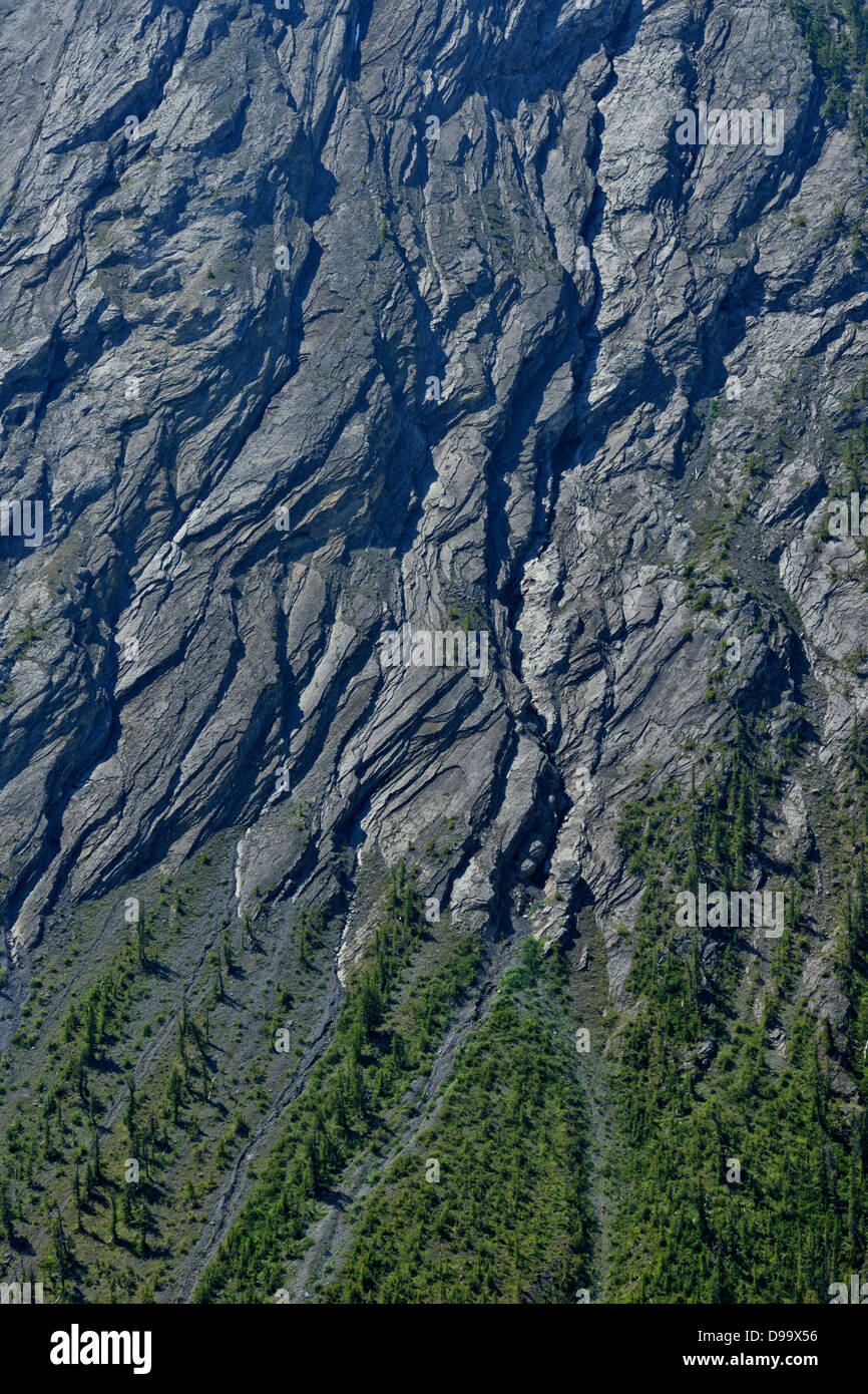 Shale cliffs Banff National Park Alberta Canada Stock Photo - Alamy